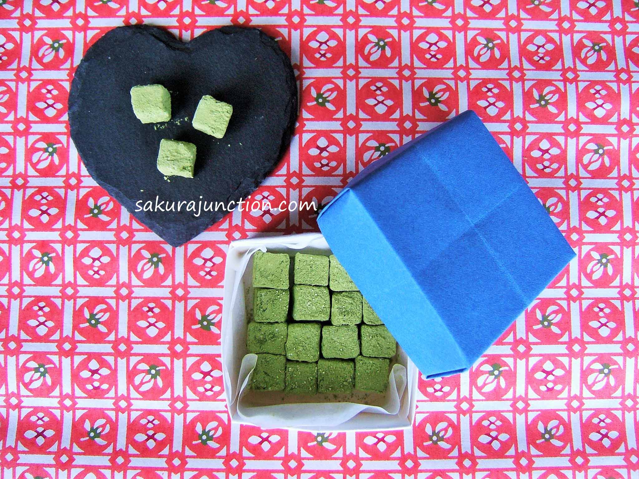 Matcha Chocolate in an Origami Box | Sakura Junction
