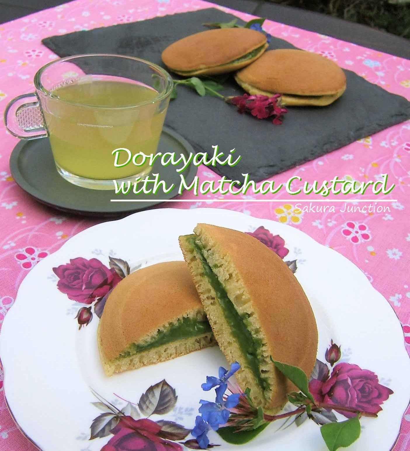 Dorayaki with Matcha Custard Cream Part1 – Soft & Moist ‘Dorayaki ...