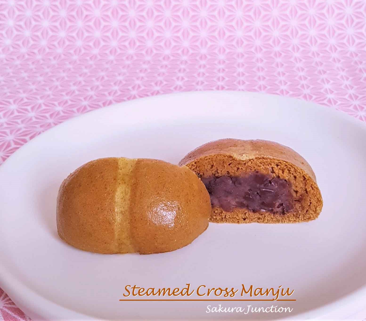 Steamed Cross Manju | Sakura Junction